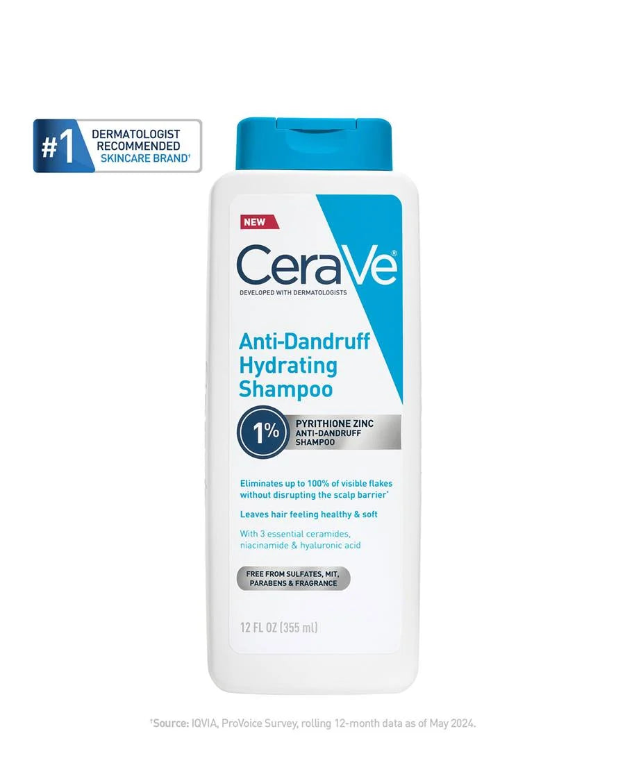 CeraVe Anti-Dandruff Hydrating Shampoo - 12oz – Sapphire Beauty Booth
